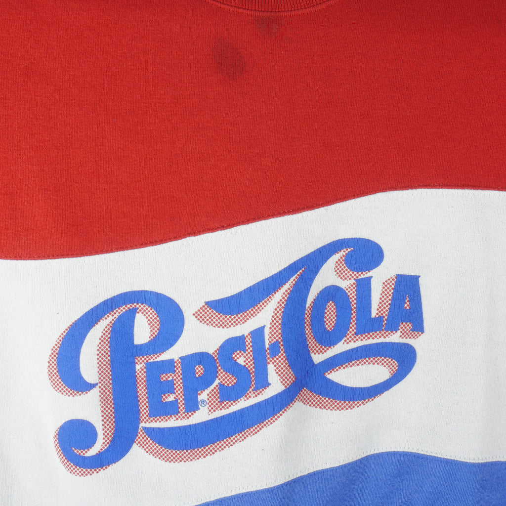 Vintage - Red & Blue Pepsi Cola Sweatshirt 1990s Large – Vintage Club ...