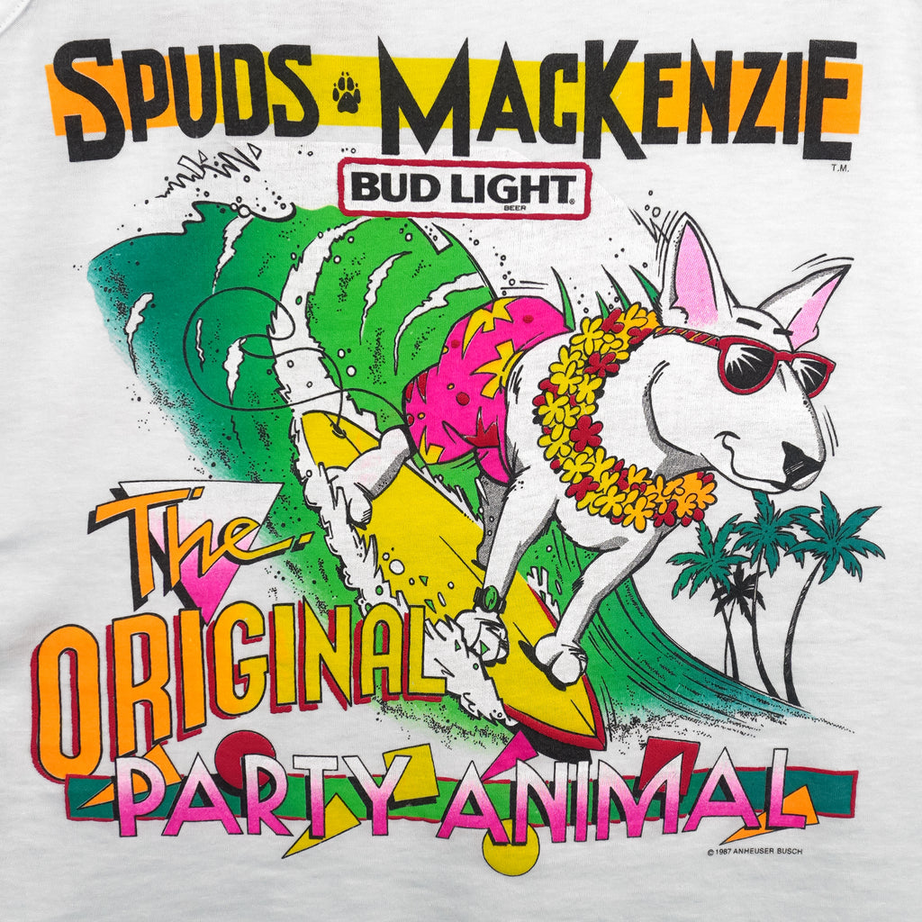 Vintage Budweiser - Bud Light Spuds Mackenzie Original Party Animal ...