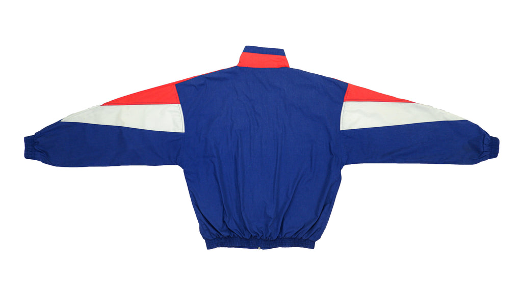 Vintage Puma - Blue, Red and White Colorblock Windbreaker 1990s Large ...