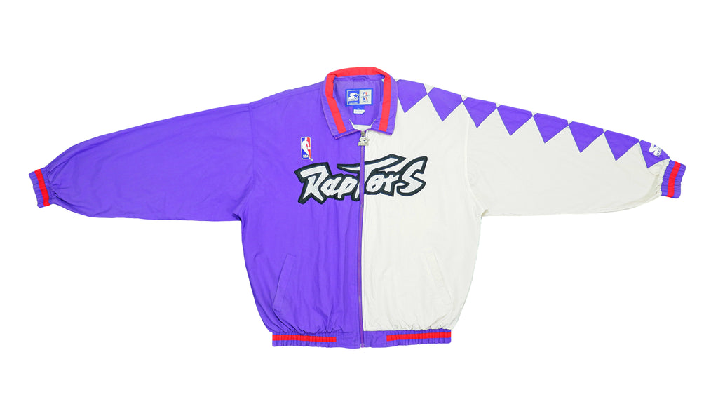 Vintage Starter - Toronto Raptors Big Logo Windbreaker 1990s X-Large ...