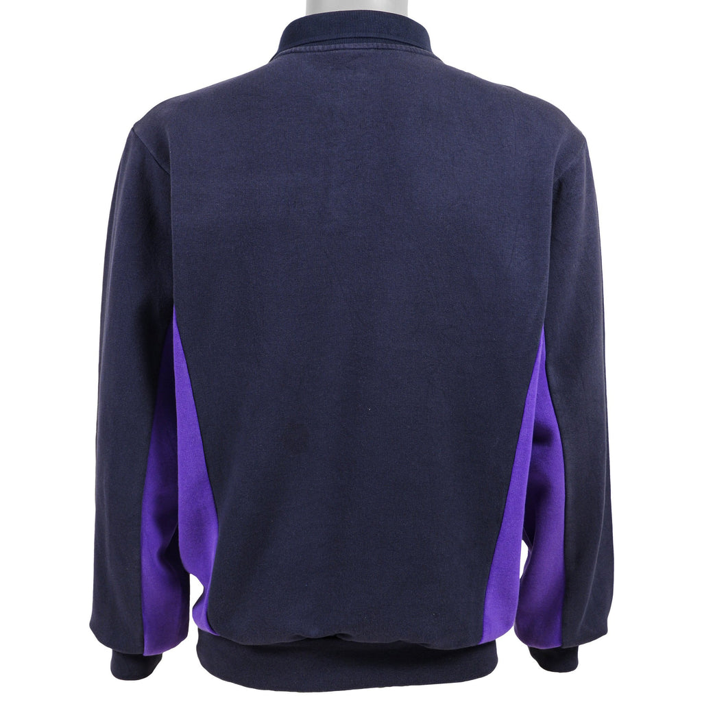 Vintage - FedEx Black & Purple 1/4 Zip Sweatshirt 1990s Medium ...