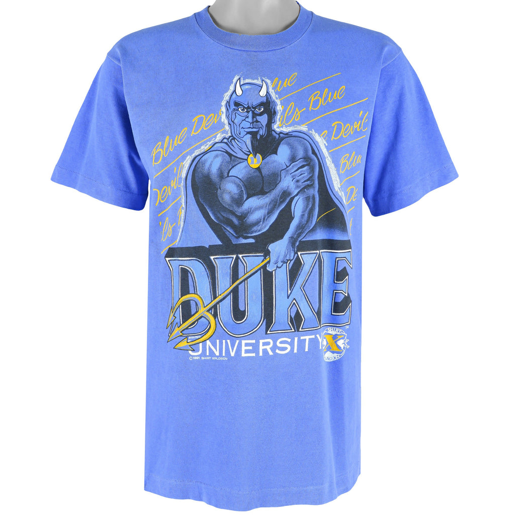 Vintage NCAA (Shirt Xplosion) - Duke University Blue Devils Big Logo T ...