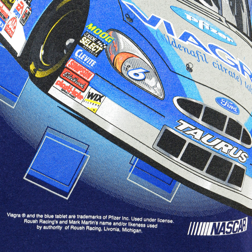 Vintage NASCAR (Delta) - Mark Martin Roush Racing Deadstock T-Shirt ...