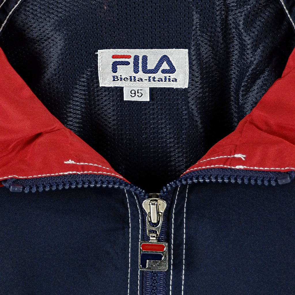 Vintage FILA - Blue Heritage Sportiva Jacket 1990s Medium – Vintage ...