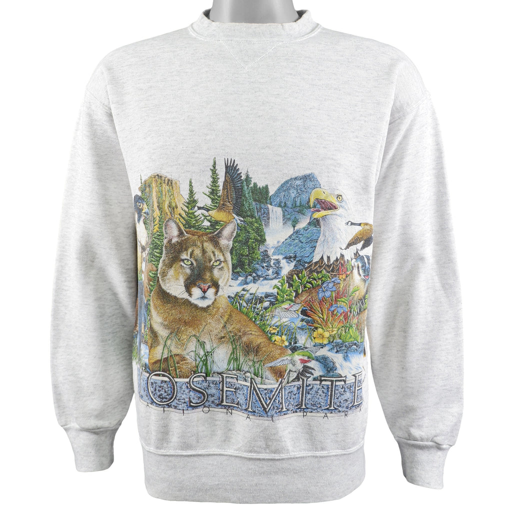Vintage (Signal Sports) - Yosemite National Park Crew Neck Sweatshirt ...