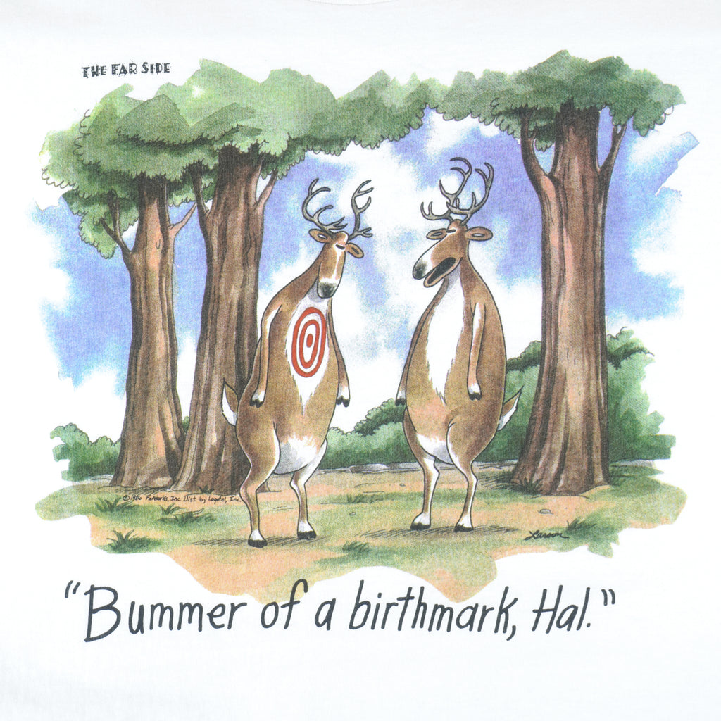 Vintage (The Far Side) - Bummer Of A Birthmark, Hal Deadstock T-Shirt ...