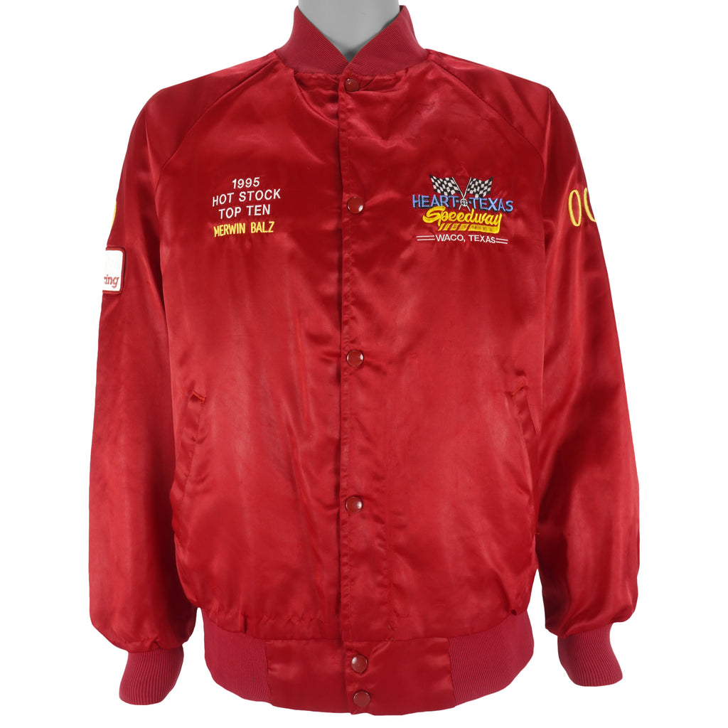 Vintage NASCAR (Westark) - Heart Texas Speedway Satin Jacket 1995 Large ...