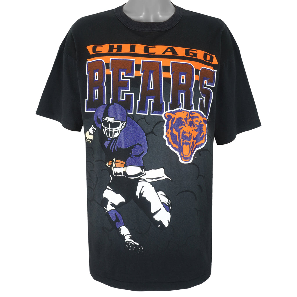 Vintage NFL (Teamwork) - Chicago Bears Single Stitch T-Shirt 1990s X ...