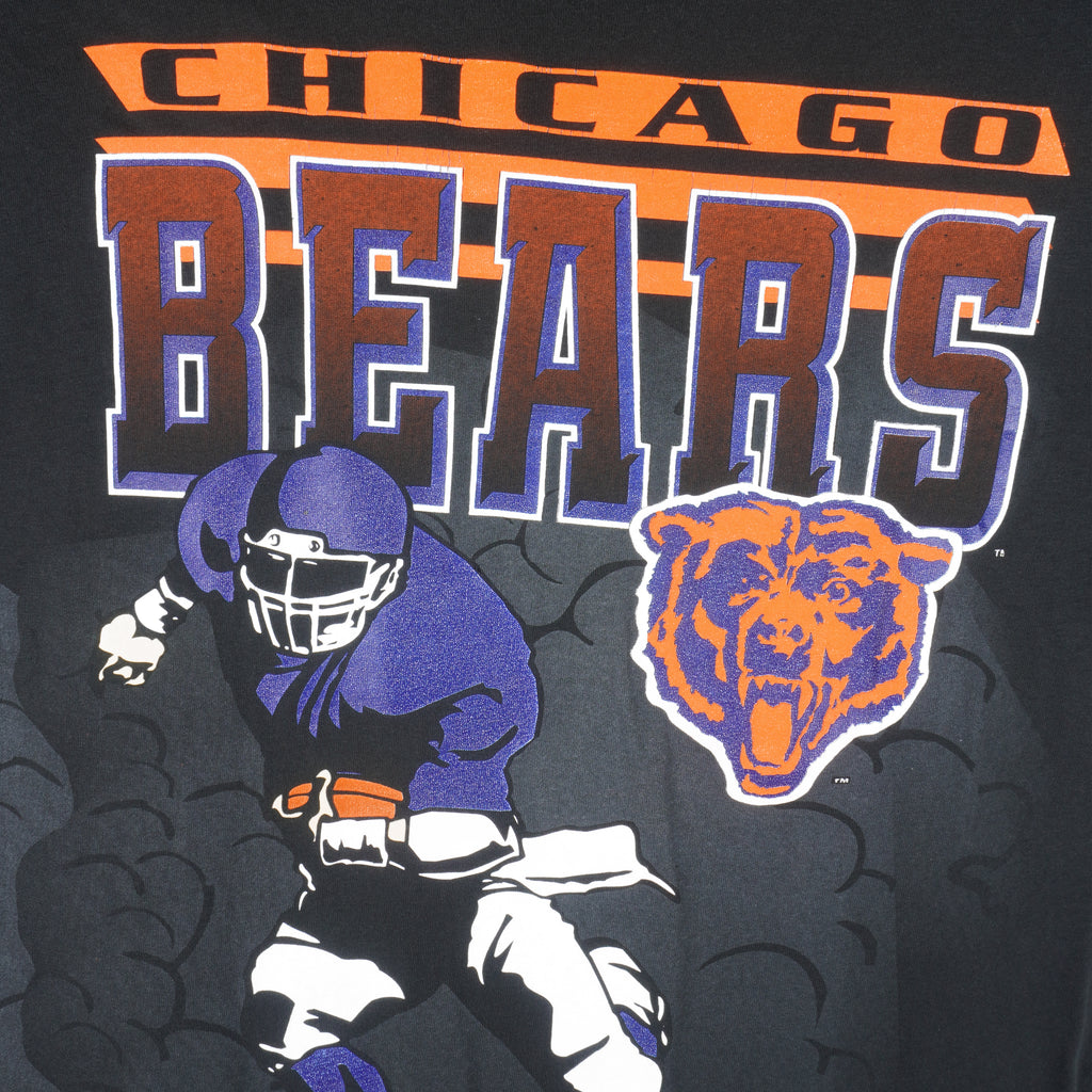 Vintage NFL (Teamwork) - Chicago Bears Single Stitch T-Shirt 1990s X ...