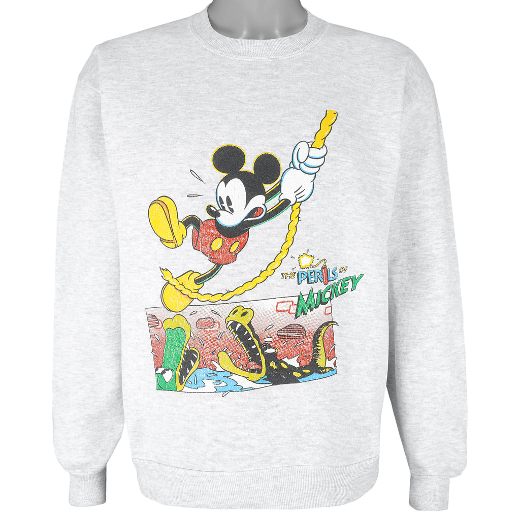 Vintage Disney (Velva Sheen) - The Perils of Mickey Mouse Crew Neck ...