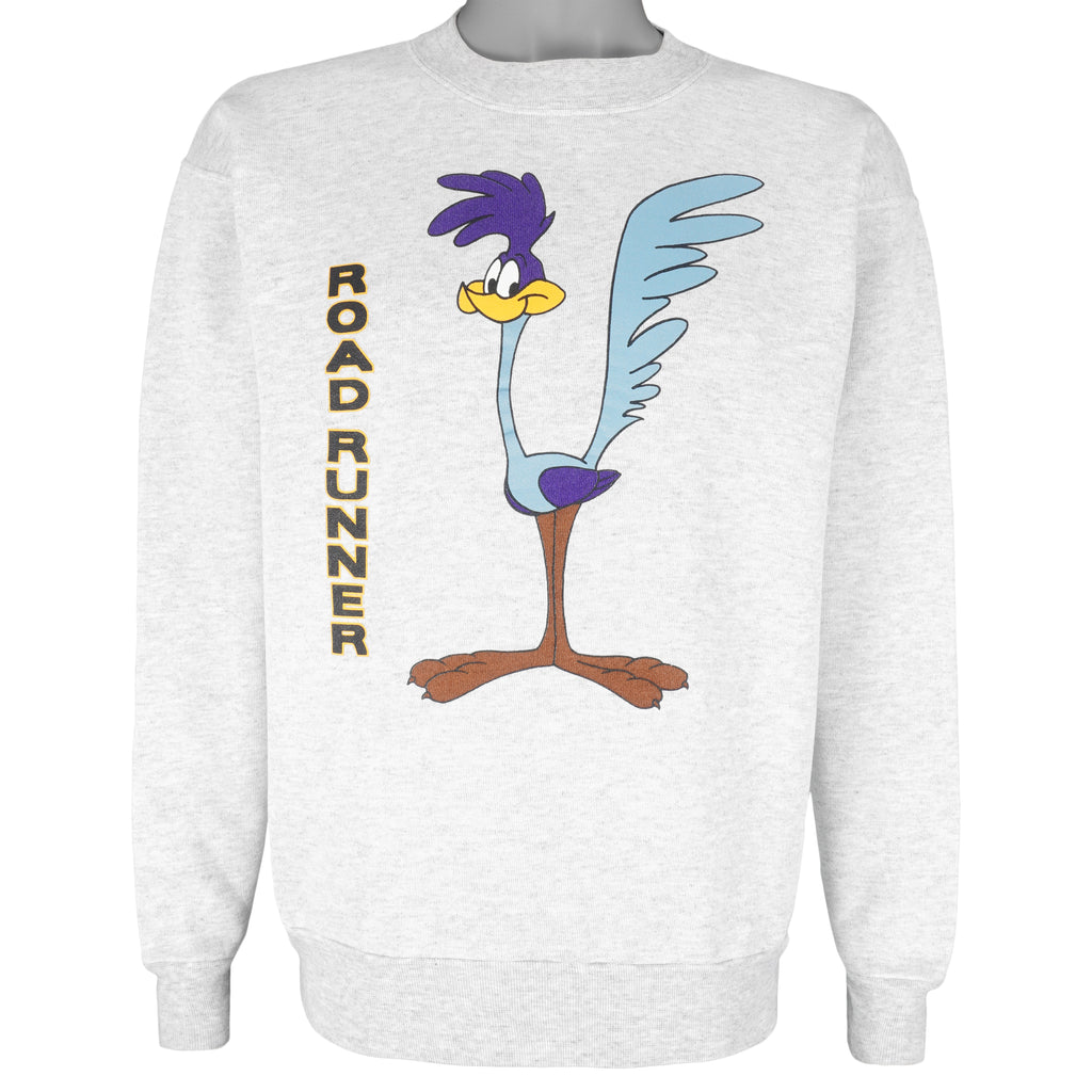 Vintage Looney Tunes - Road Runner Crew Neck Sweatshirt 1990s Large ...