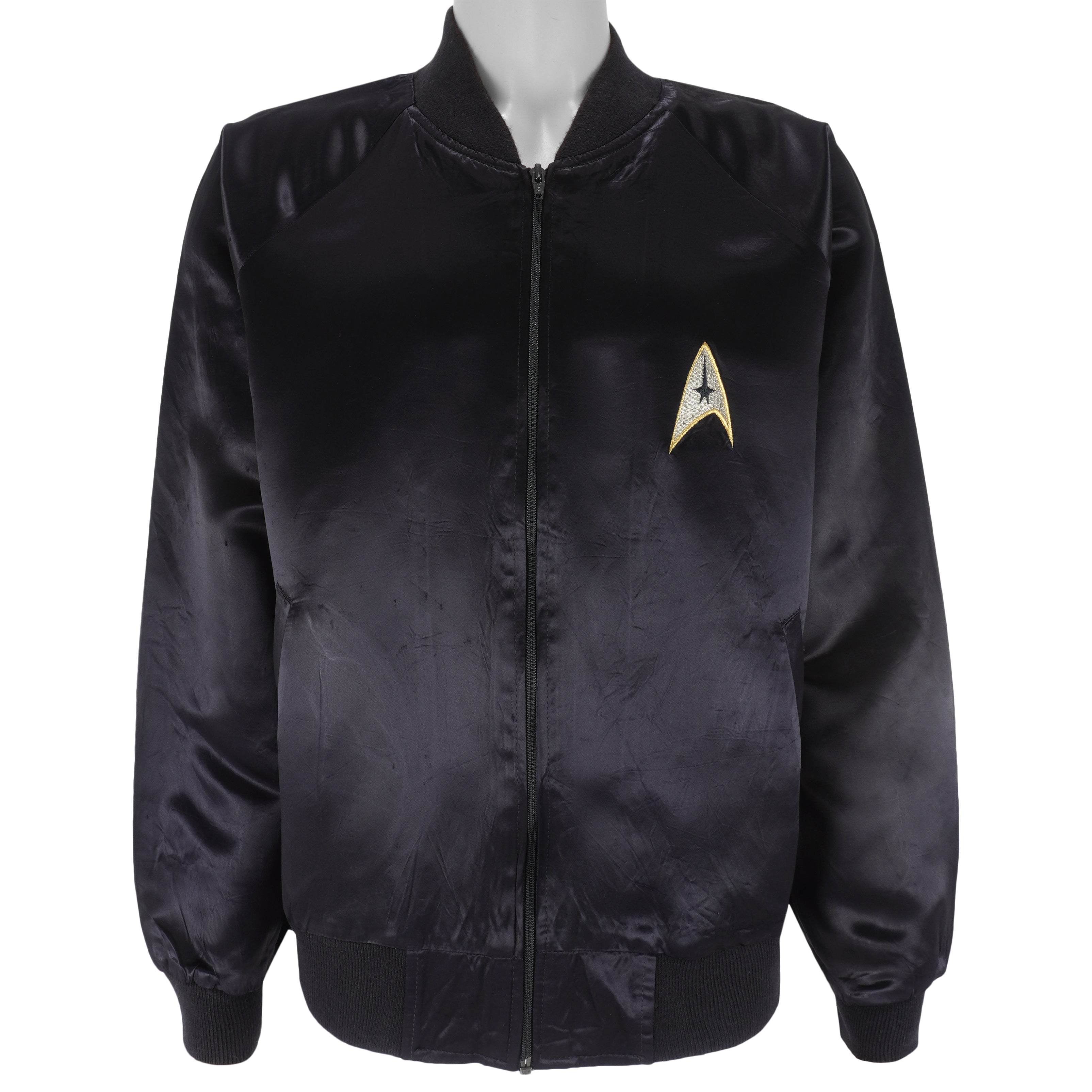 Vintage (Top Line) - Star Trek Embroidered Satin Jacket 1994 Vintage (Top Line) - Star Trek Embroidered Satin Jacket 1994