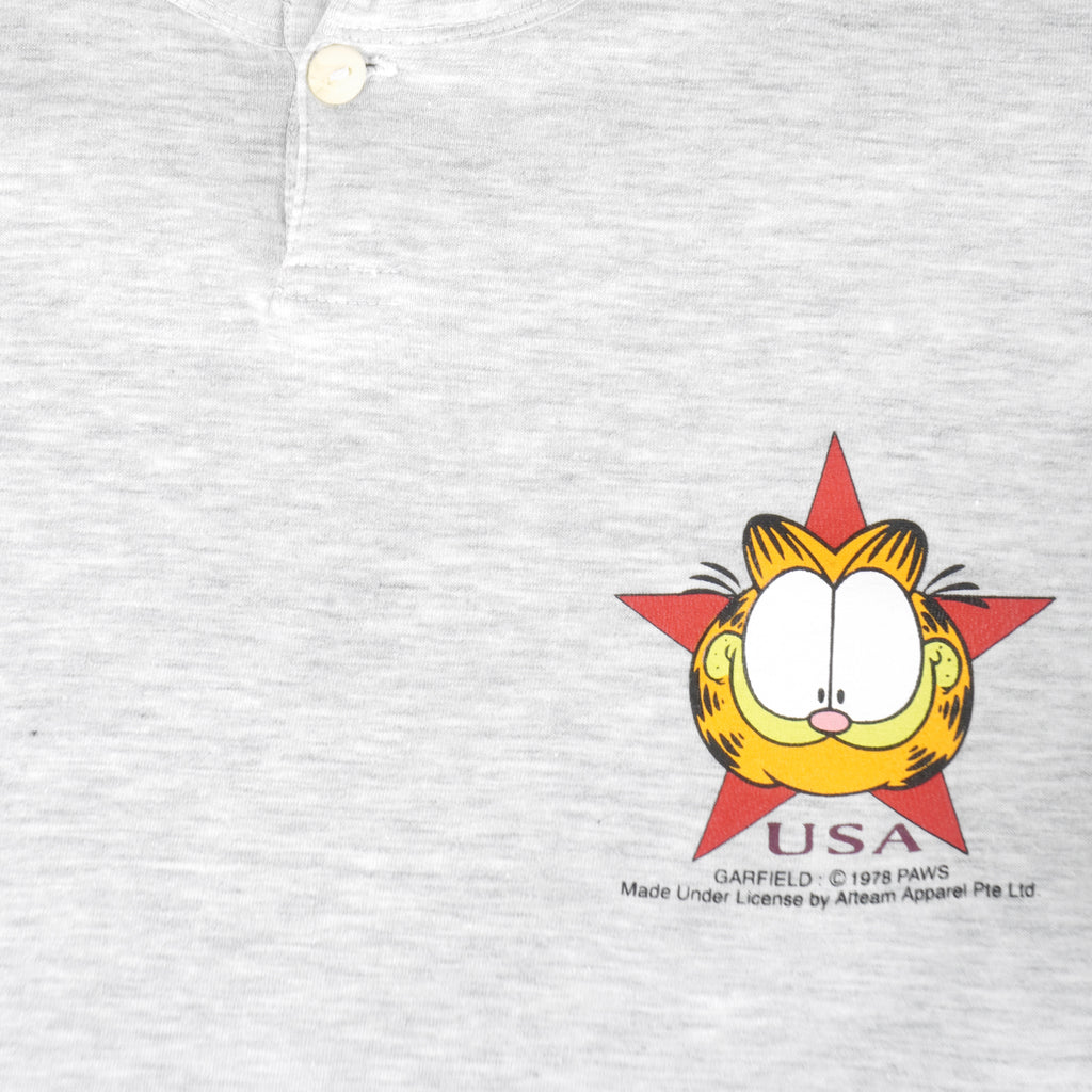 Vintage - Garfield Bored In The U.S.A T-Shirt 1990s Medium – Vintage ...